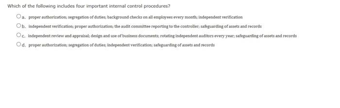 Solved Which of the following includes four important | Chegg.com