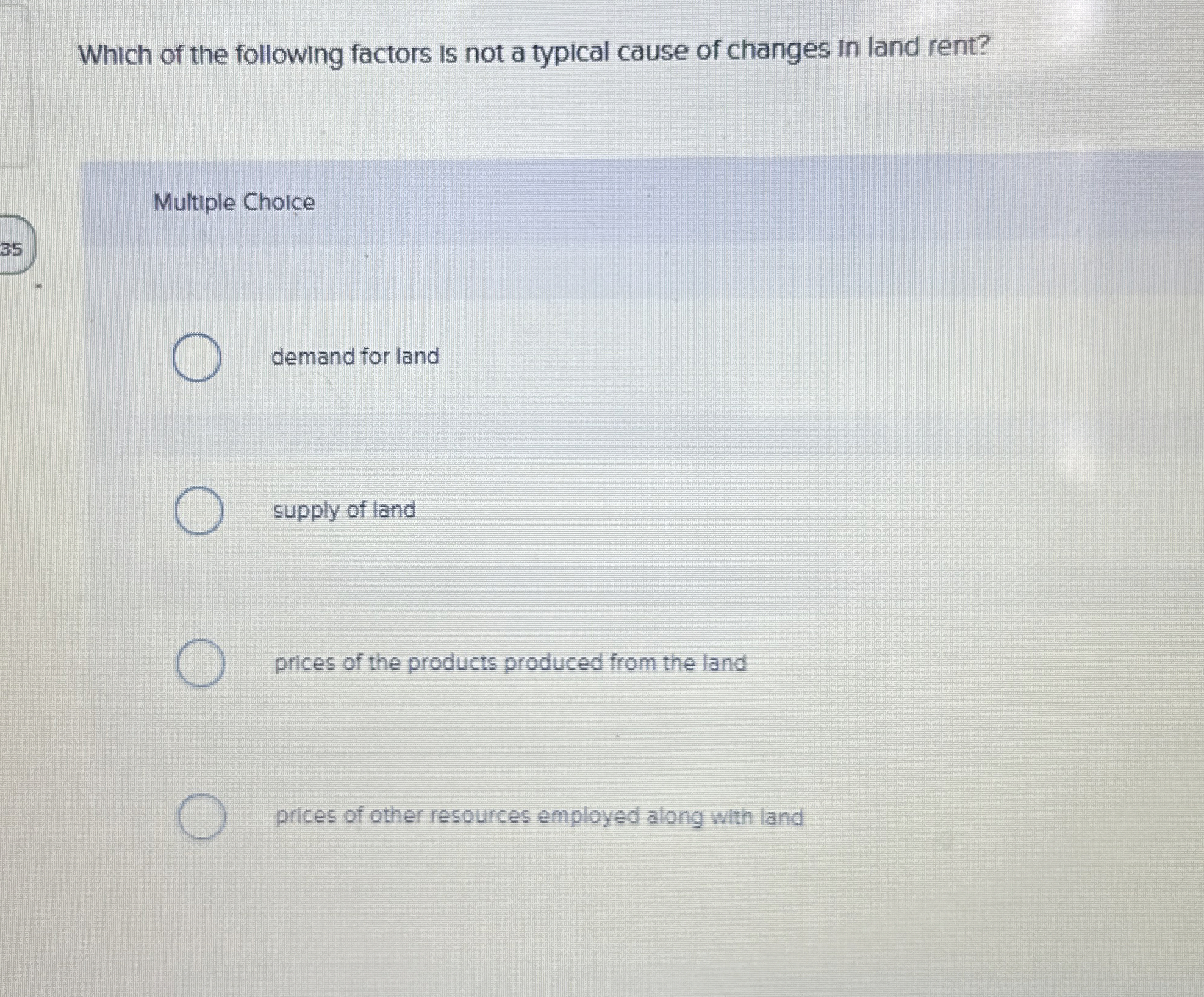 Solved Which of the following factors is not a typical cause | Chegg.com