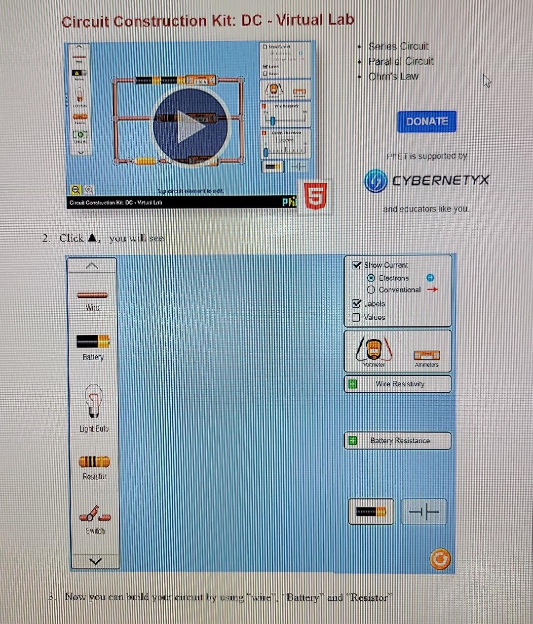 Lab 6 Combination of Series and Parallel Circuit | Chegg.com