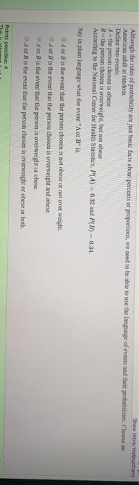 Solved Show Intro/Instructions Although the rules of | Chegg.com