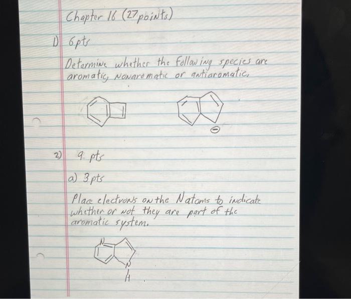 Solved Chapter 16 (27points) 6pts Determine whether the | Chegg.com
