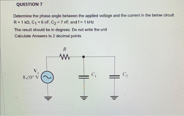 Solved For the circuit in the below figure, determine the | Chegg.com