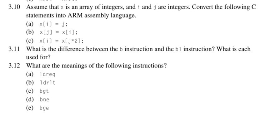 Solved 3.10 ﻿Assume that x ﻿is an array of integers, and i | Chegg.com