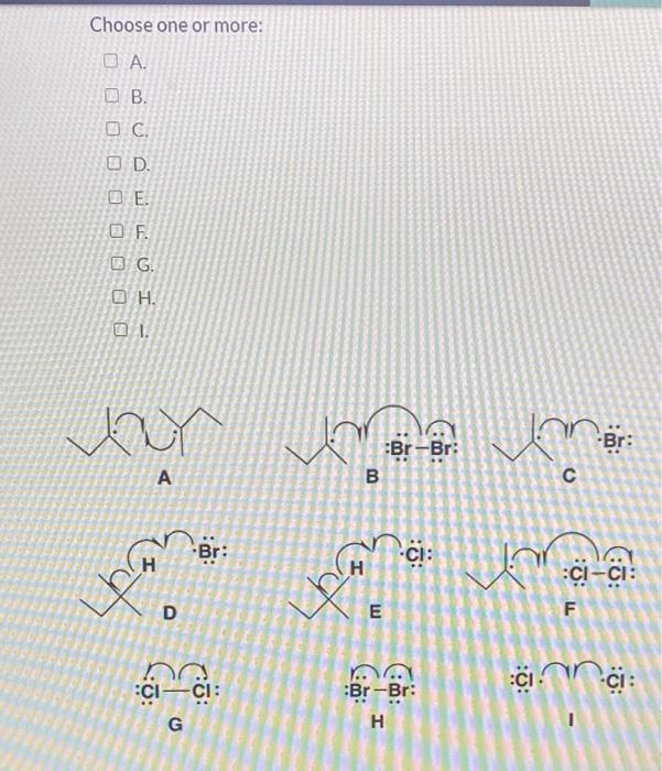Solved From the reactions shown below, select all the | Chegg.com