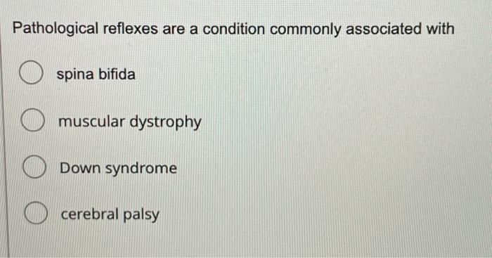 Solved Pathological reflexes are a condition commonly | Chegg.com