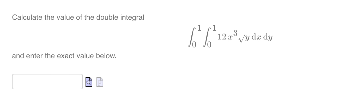 Solved Calculate the value of the double | Chegg.com