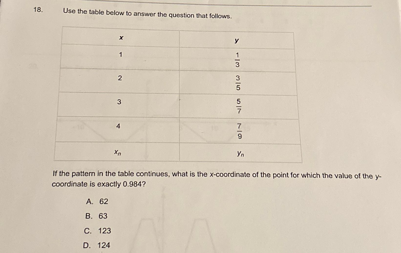 Solved Use the table below to answer the question that | Chegg.com