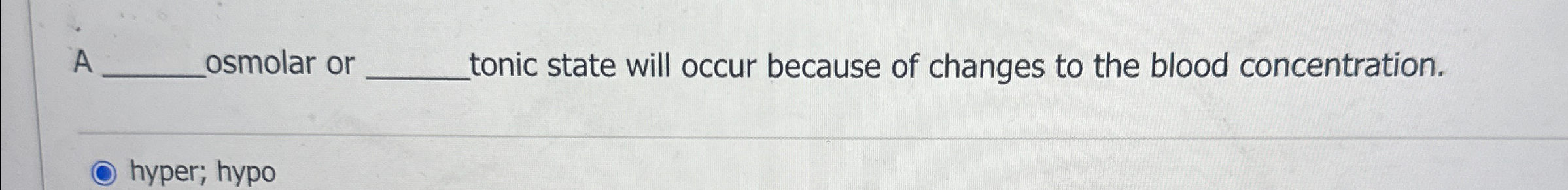 Solved A ﻿jsmolar or ﻿tonic state will occur because of | Chegg.com