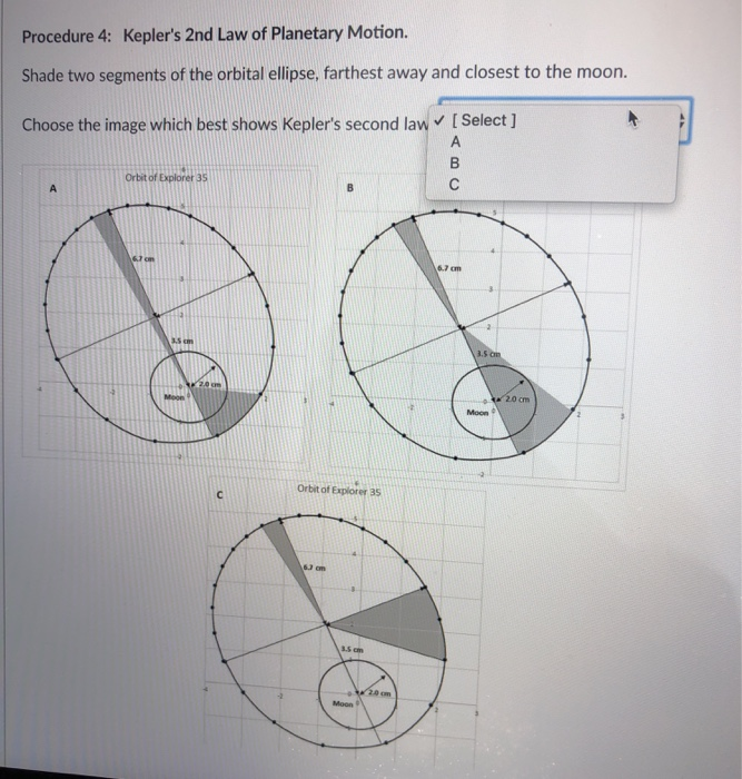 Solved Question 3 10 pts Procedure 4: Kepler's 2nd Law of | Chegg.com Solved Question 3 10 pts Procedure 4: Kepler's 2nd Law of | Chegg.com