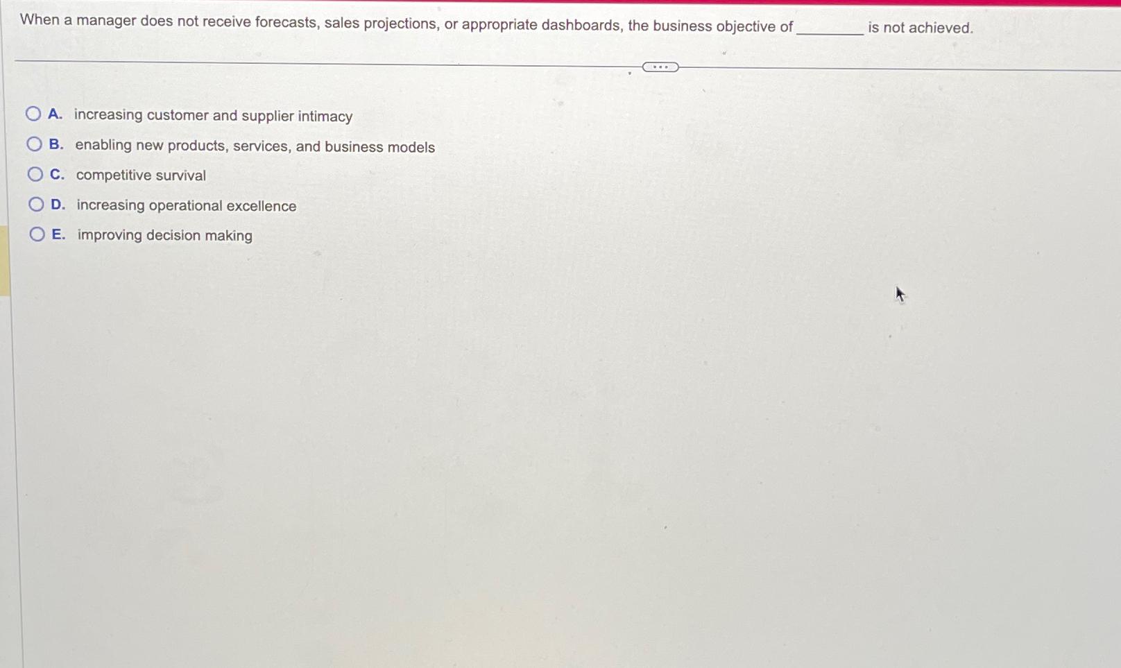 Solved When a manager does not receive forecasts, sales | Chegg.com
