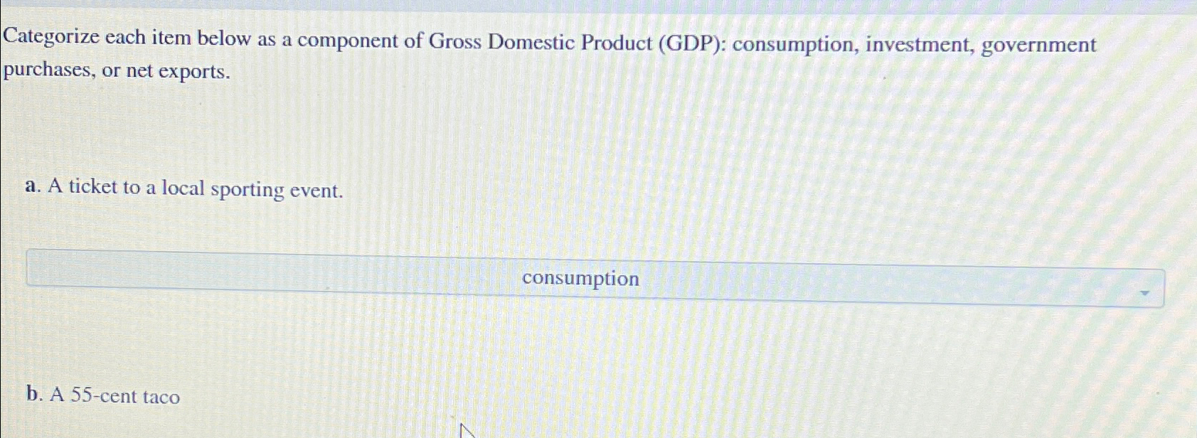 Solved Categorize each item below as a component of Gross | Chegg.com