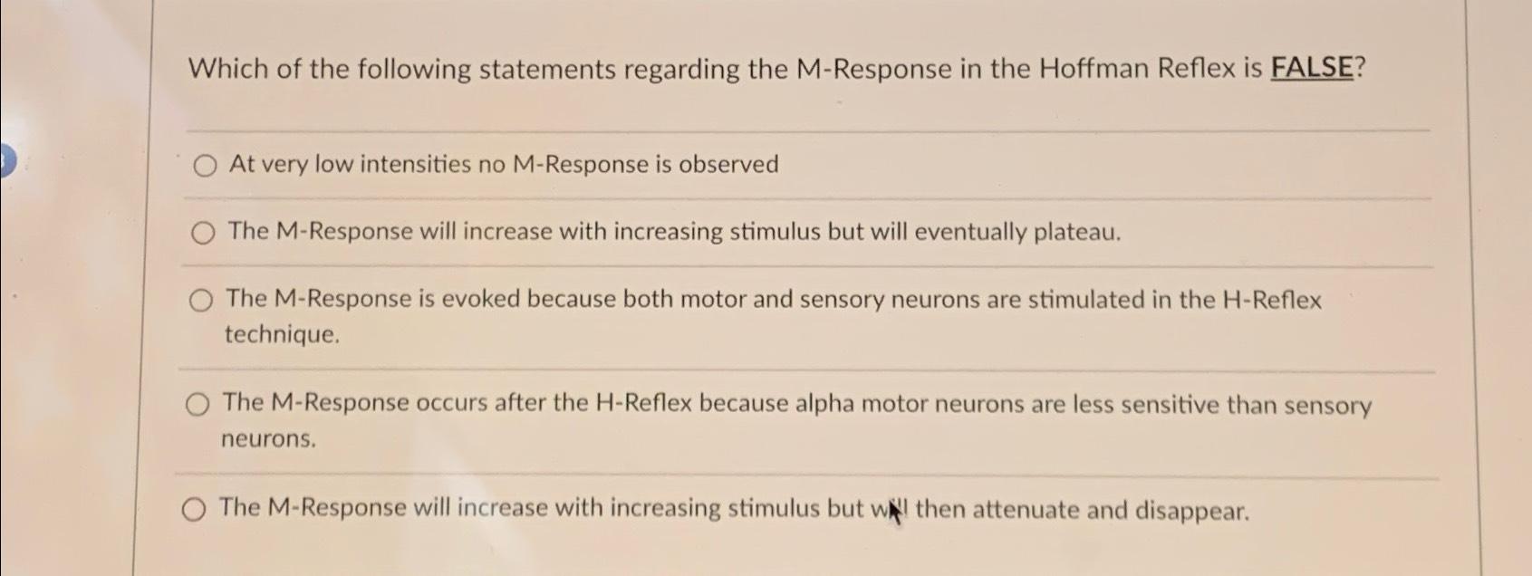 Solved Which of the following statements regarding the | Chegg.com