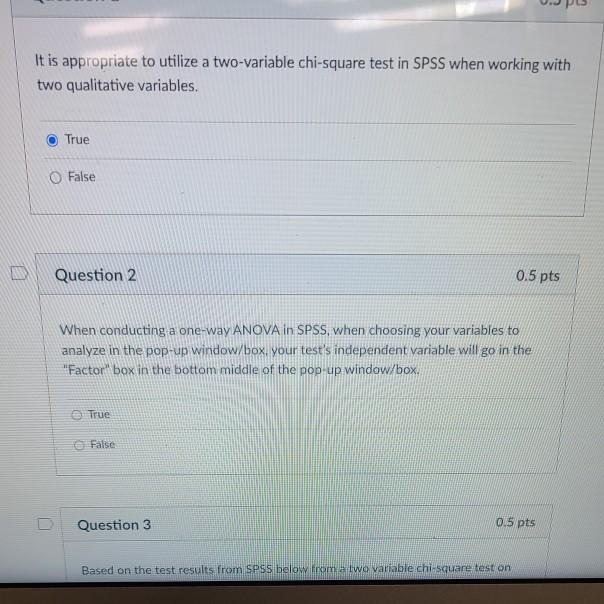 Solved It is appropriate to utilize a two-variable | Chegg.com