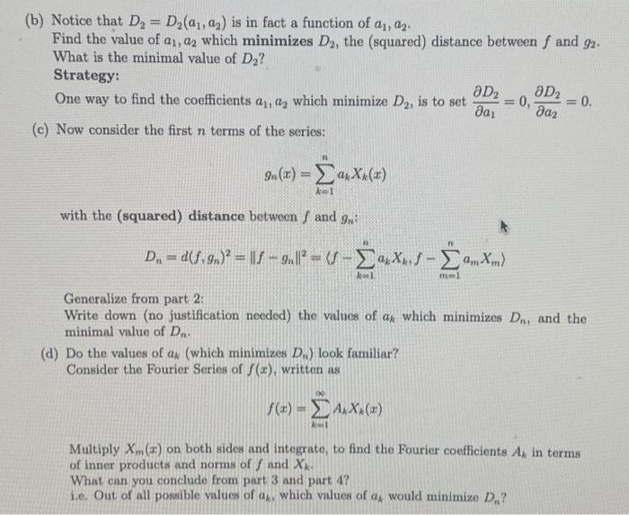 Solved 1. Consider real valued functions defined on [−l,l]. | Chegg.com