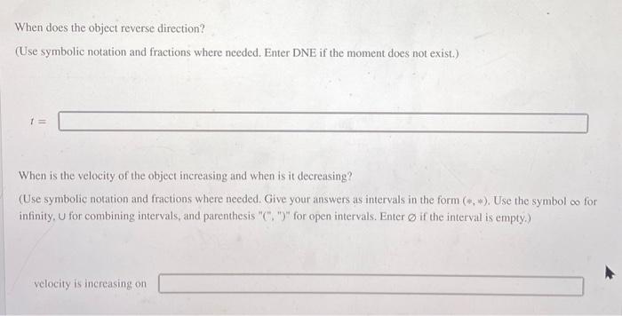 Solved An Object In Rectilinear Motion Moves Along A 