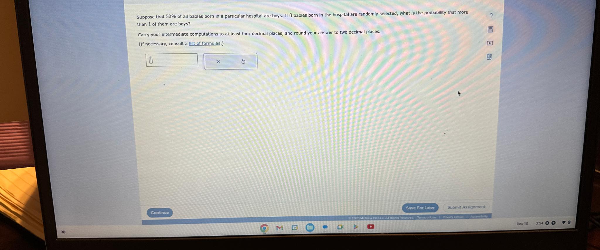 Solved Suppose that 50% ﻿of all babies born in a particular | Chegg.com