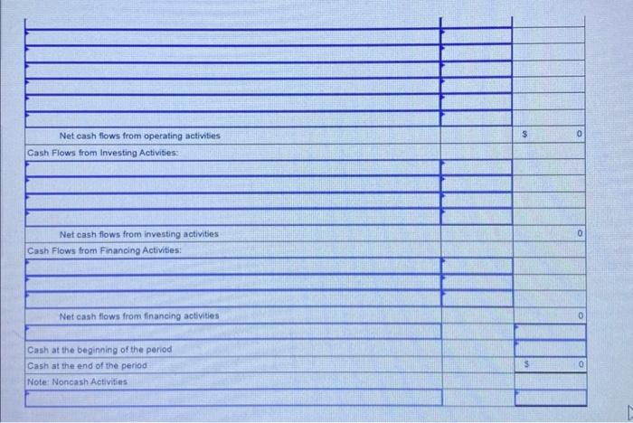 Solved Problem 11-4A (Algo) Prepare a statement of cash | Chegg.com