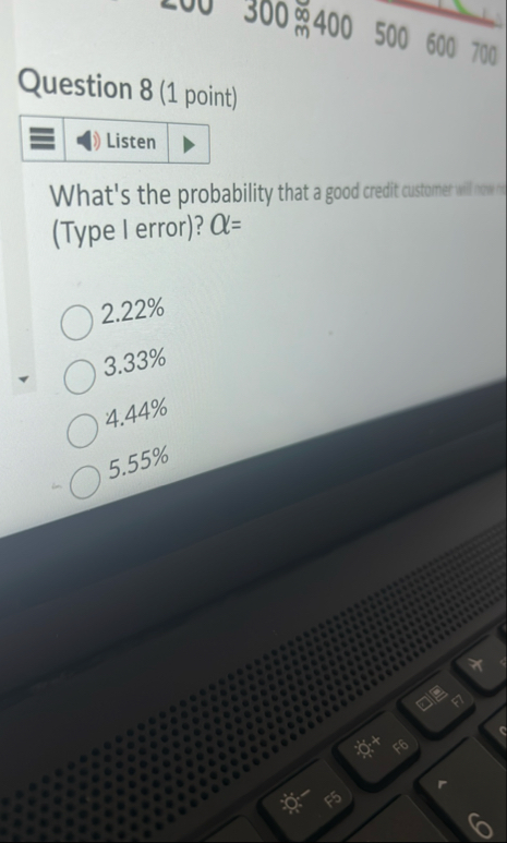 Solved Question 8 (1 ﻿point)What's the probability that a | Chegg.com