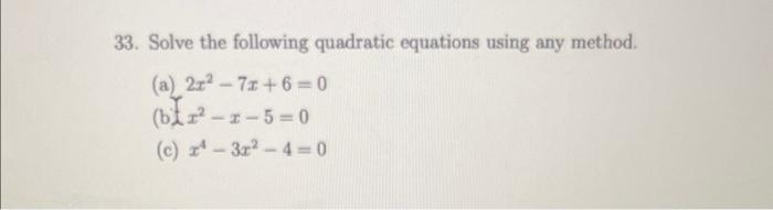 Solved 32. Find an equation for the following quadratic | Chegg.com