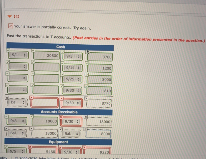 Exercise 3-14 (Part Level Submission) Selected | Chegg.com