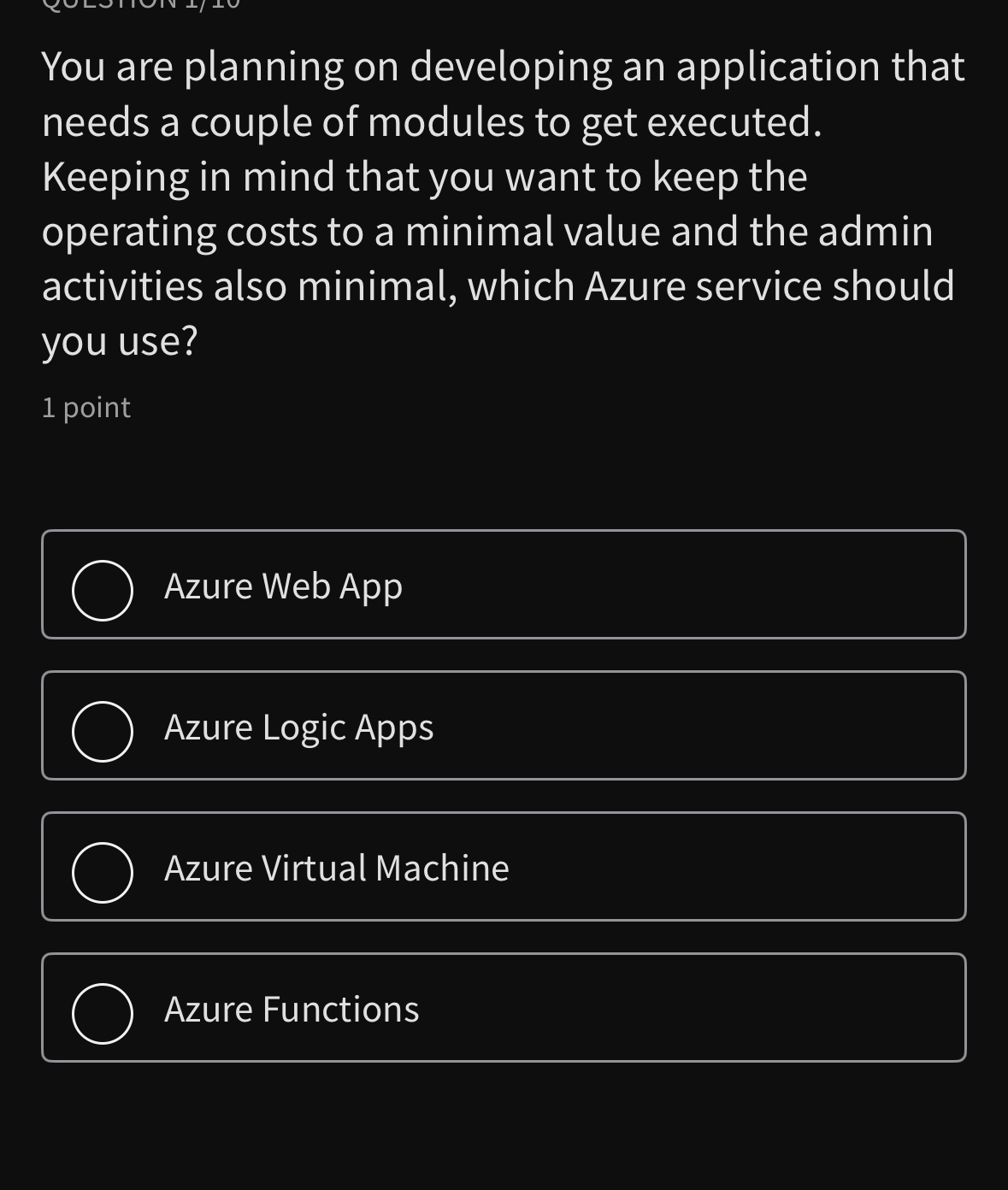 Solved You are planning on developing an application that | Chegg.com