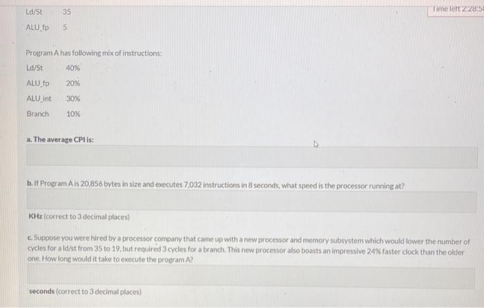 Solved You are using a multi-cycle processor with following | Chegg.com