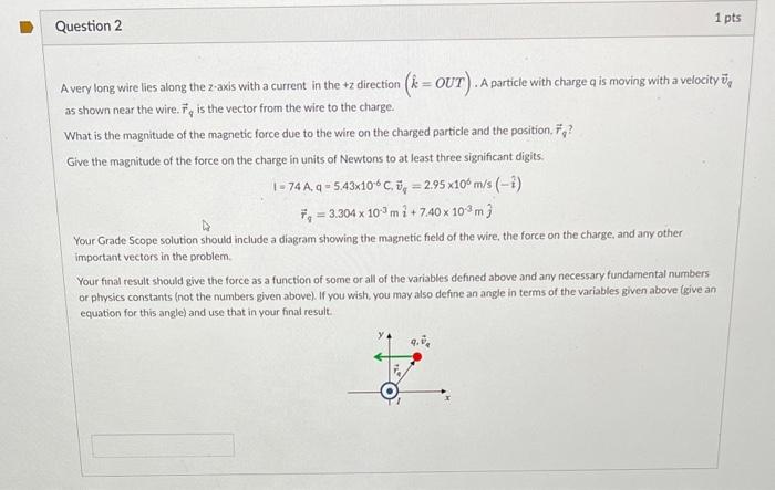 Solved What is the magnitude of the magnetic force due to | Chegg.com
