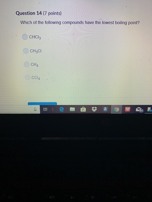 Solved Question 14 (7 points) Which of the following | Chegg.com