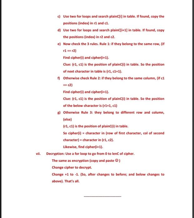 Solved Enter the plain text: HELLOS Output: The changed | Chegg.com