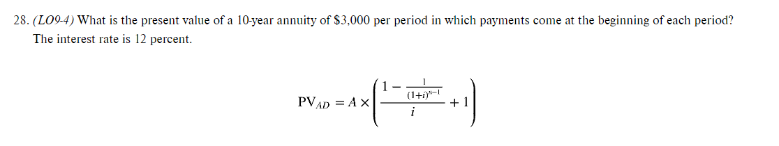 Solved (LO9-4) ﻿What is the present value of a 10 -year | Chegg.com
