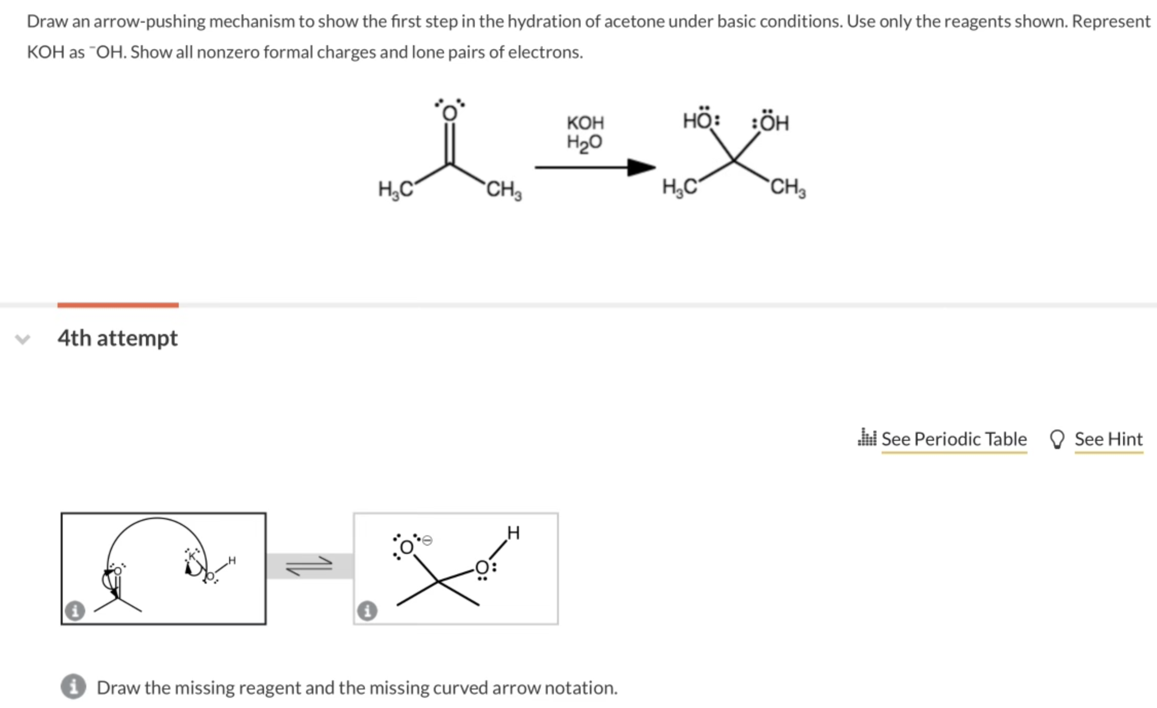 Solved (i) Draw the missing reagent and the missing curved | Chegg.com Solved (i) Draw the missing reagent and the missing curved | Chegg.com