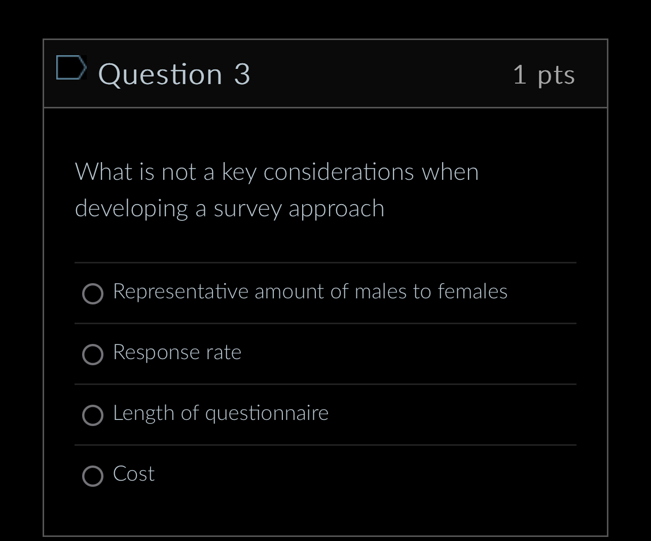 Question 31ptsWhat is not a key considerations when | Chegg.com