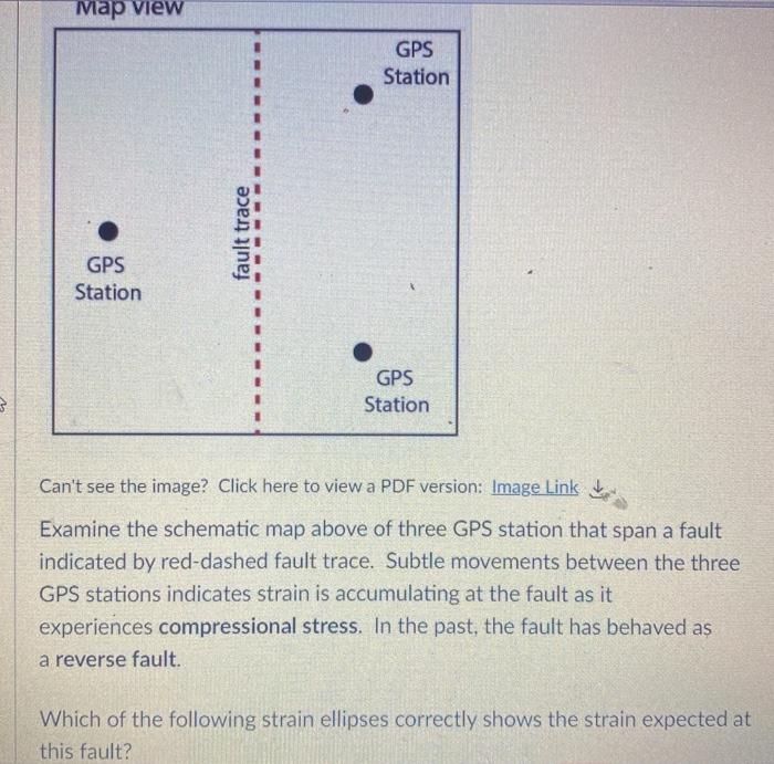 Solved Map View GPS Station fault trace GPS Station GPS | Chegg.com