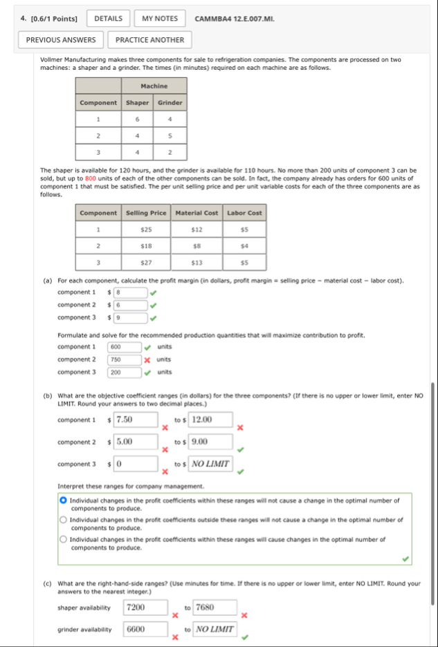 Solved The spots with a red X are incorrect. Please provide | Chegg.com