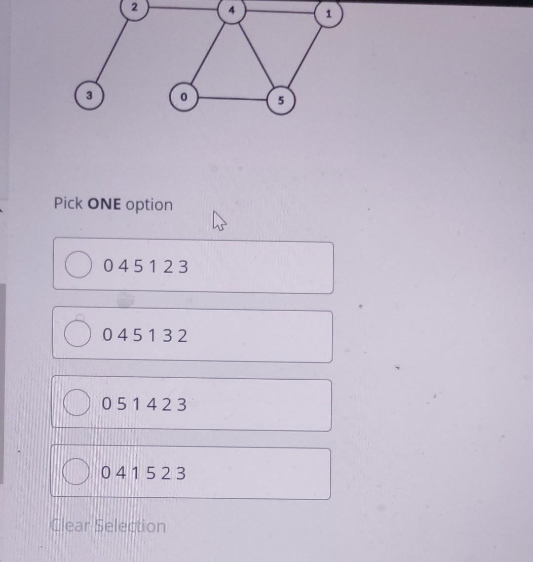 Solved Which of the paths is valid for a breadth-first | Chegg.com