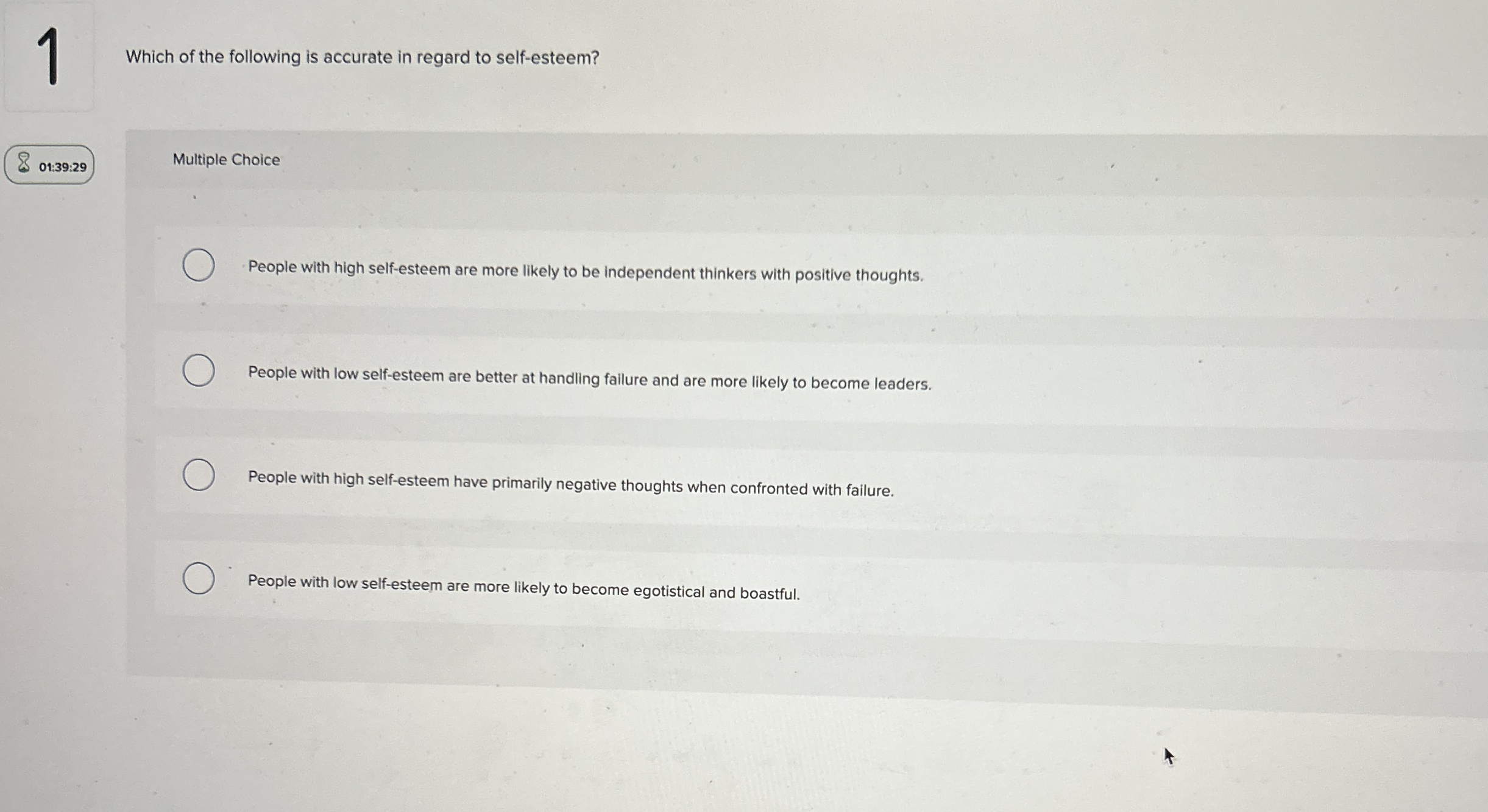 Solved 1Which of the following is accurate in regard to | Chegg.com