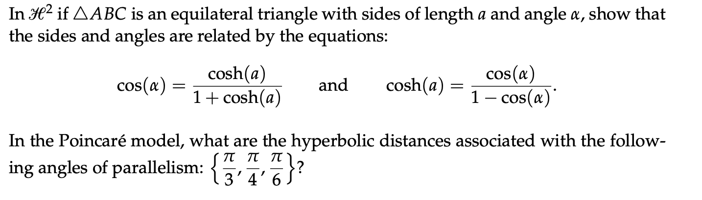 1. ﻿In H2 ﻿if ????ABC ﻿is an equilateral triangle | Chegg.com