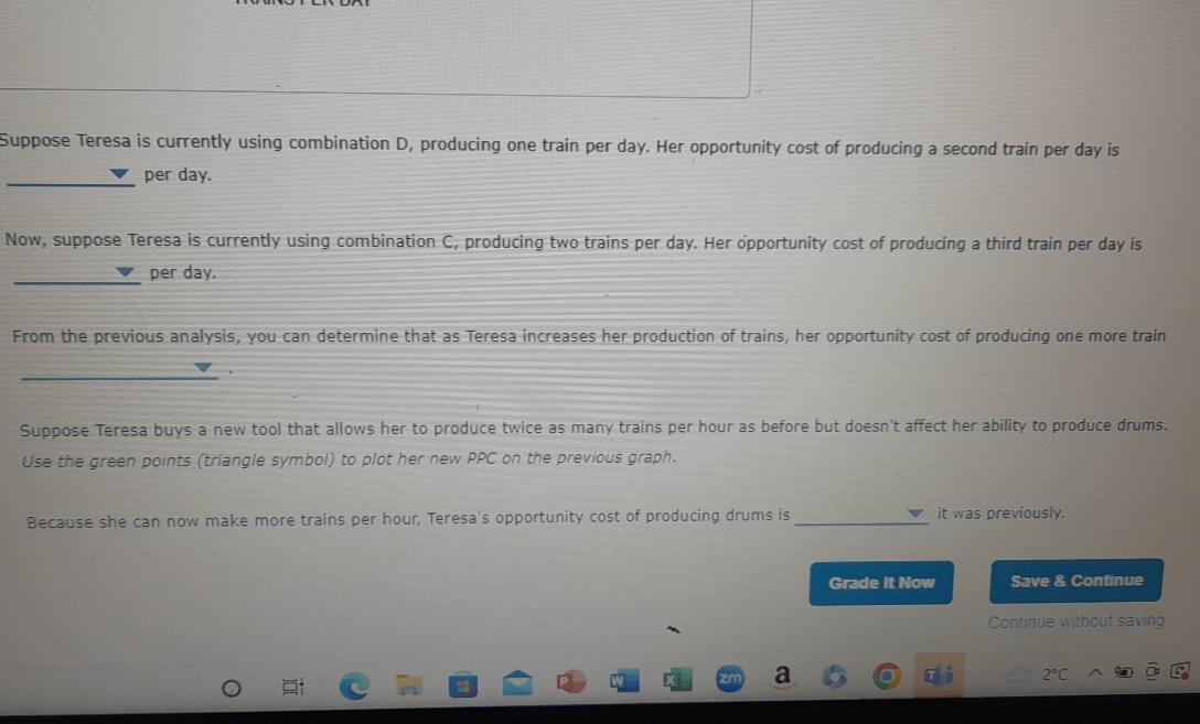 Solved Suppose Teresa is currently using combination D, | Chegg.com