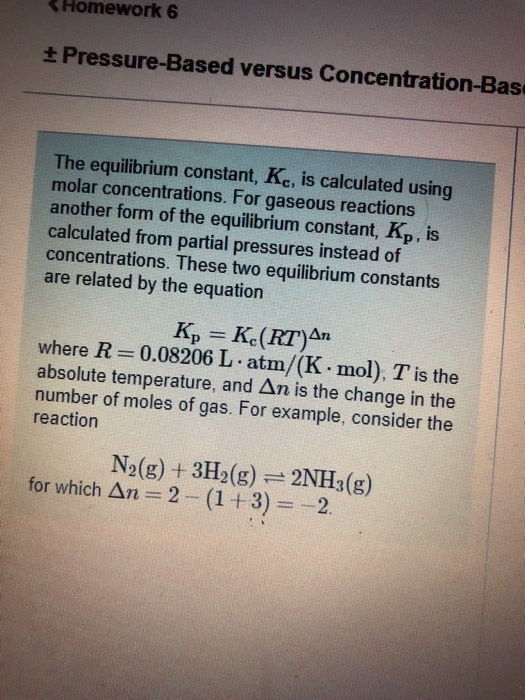 Solved Homework 6 Pressure-Based versus Concentration-Bas | Chegg.com