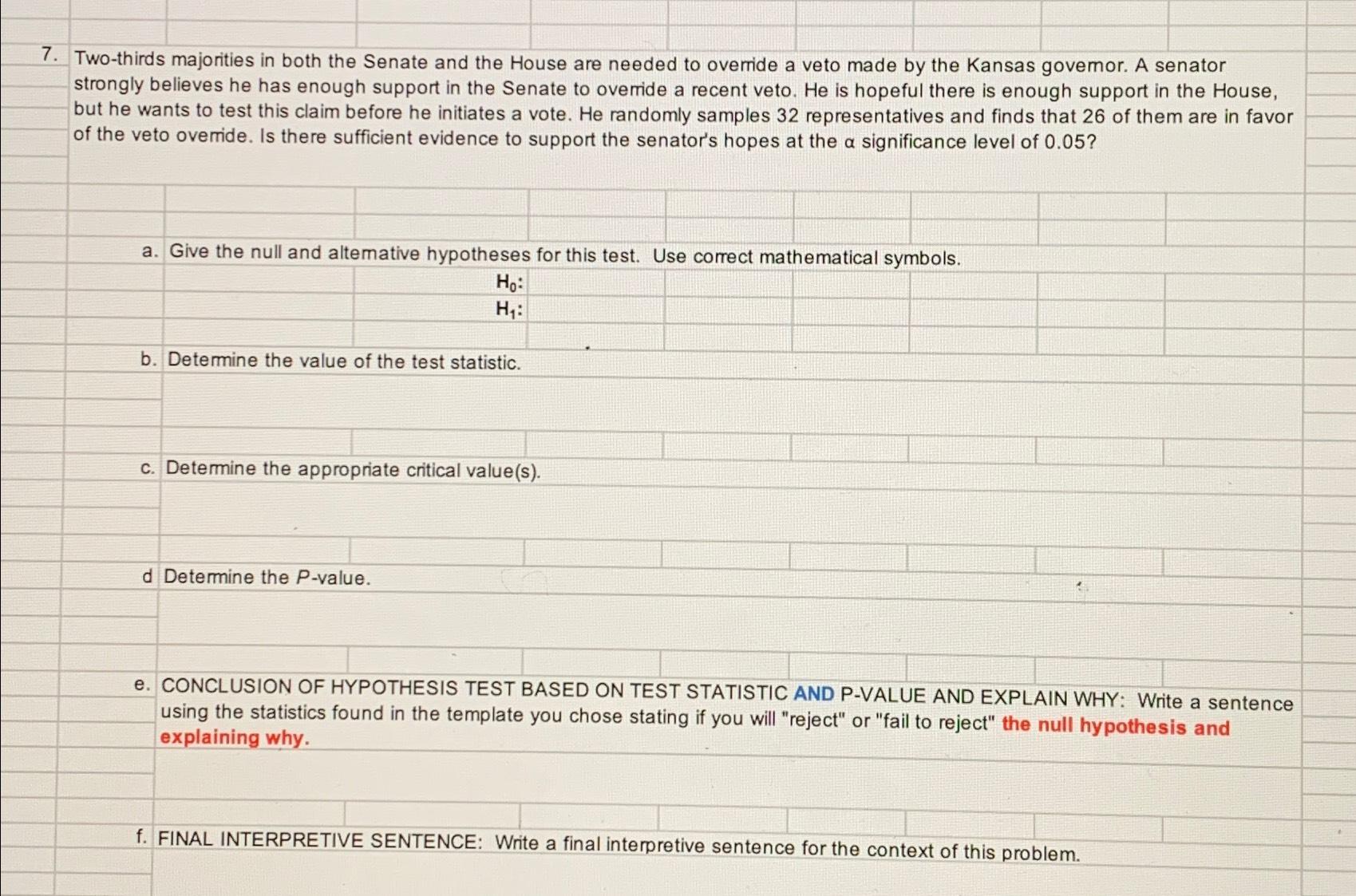 Solved Two-thirds majorities in both the Senate and the | Chegg.com