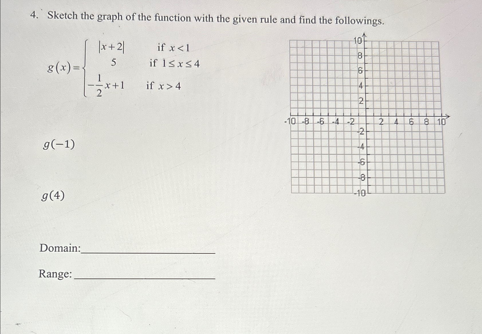 Solved Sketch the graph of the function with the given rule | Chegg.com