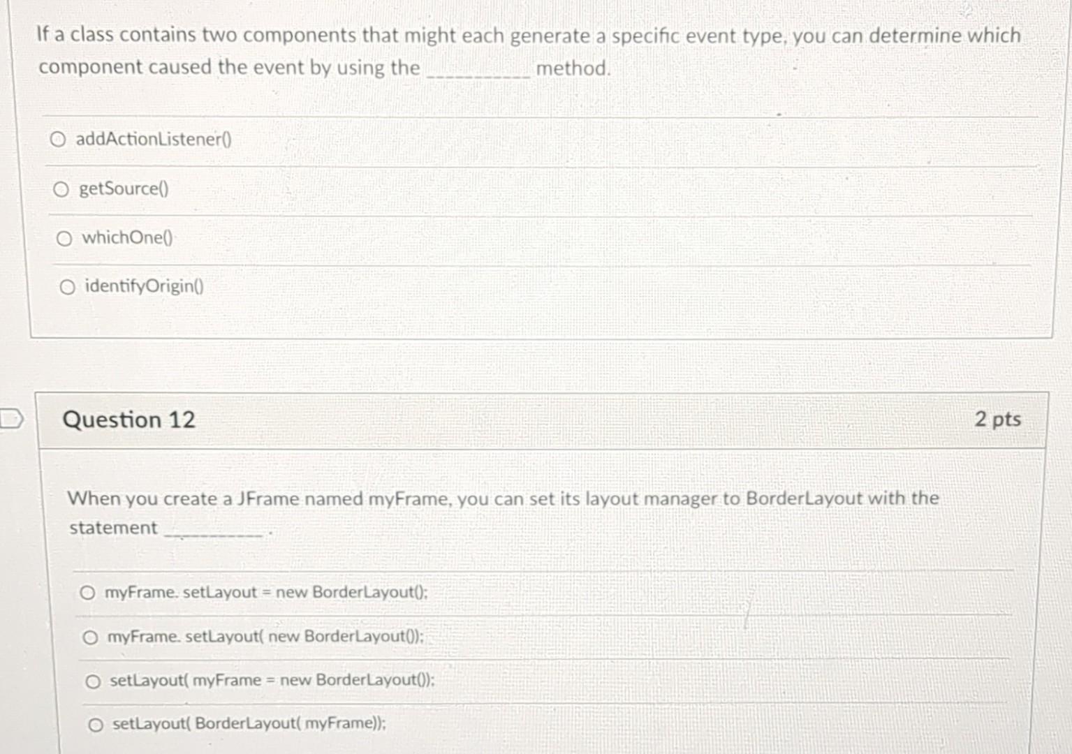 Solved If a class contains two components that might each | Chegg.com