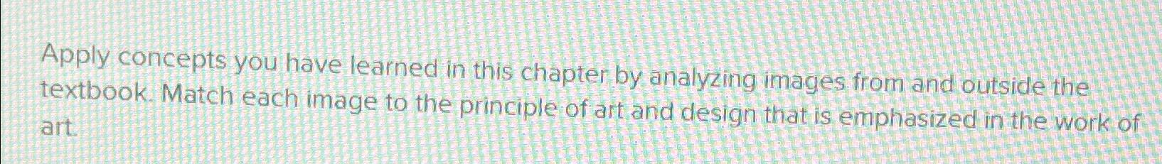 Solved Apply concepts you have learned in this chapter by | Chegg.com
