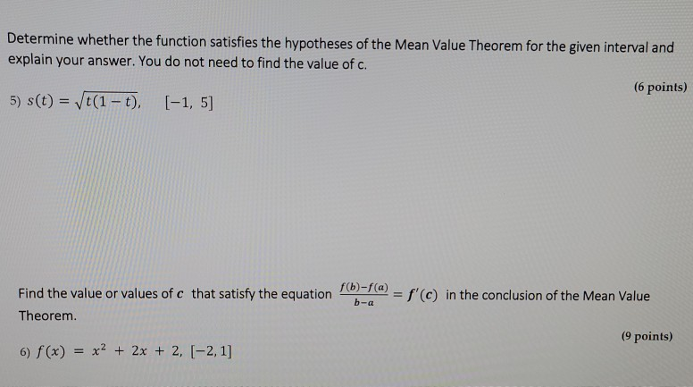 Solved Determine Whether The Function Satisfies The