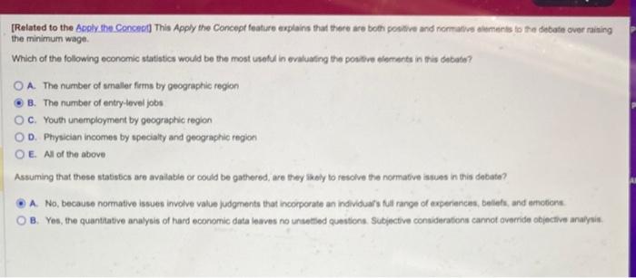 Solved [Related to the Aoply the Concest] Thls Apply the | Chegg.com