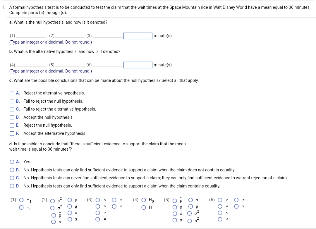 Solved A formal hypothesis test is to be conducted to test | Chegg.com