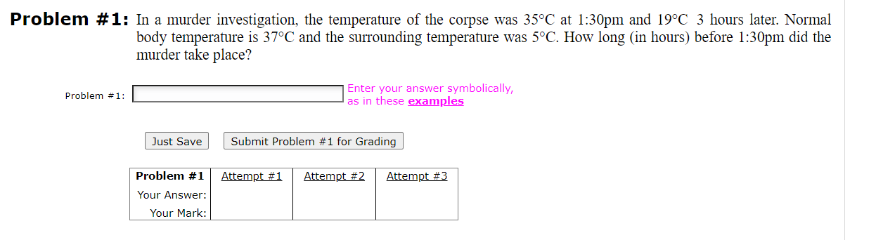 Solved Problem # 1: In a murder investigation, the | Chegg.com