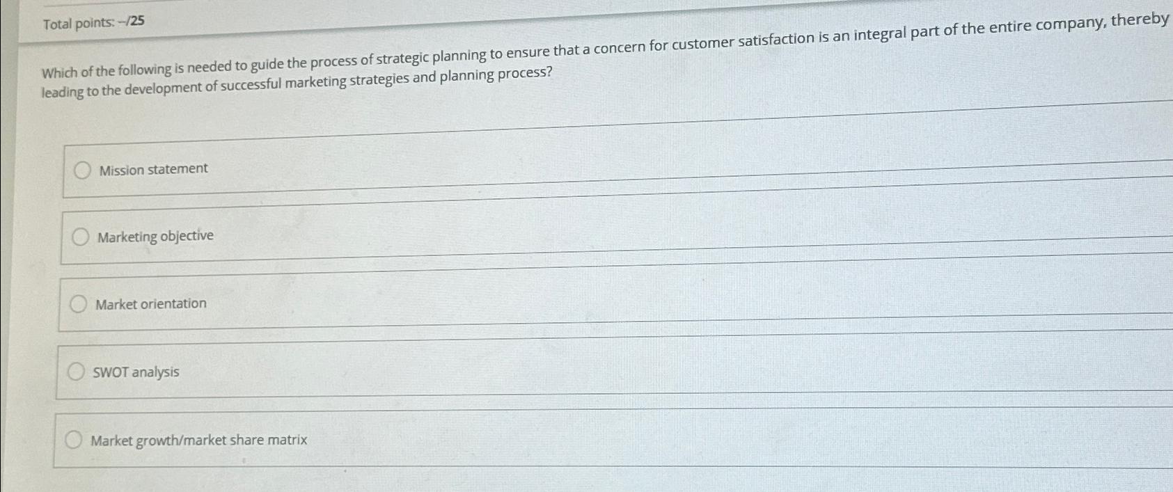 Solved Total points: -25Which of the following is needed to | Chegg.com