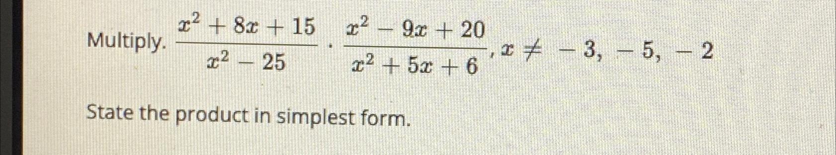 Solved Multiply. | Chegg.com