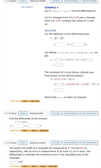 Solved 1. (-/1 Points DETAILS SCALC8 144.AL,004 MY NOTES ASK | Chegg.com Solved 1. (-/1 Points DETAILS SCALC8 144.AL,004 MY NOTES ASK | Chegg.com